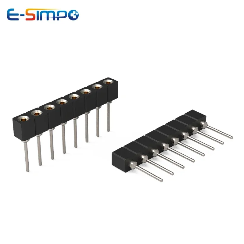 5pcs-1X40P-Round-Female-IC-Crystal-Socket-Breakable-Tin-Plated-L7-43-L9 ...