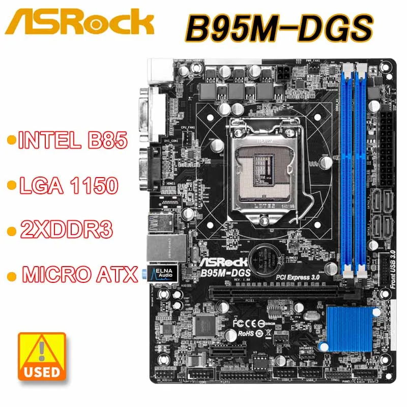 Intel-B85-Motherboard-ASRock-B95M-DGS-Motherboard-LGA-1150-2xDDR3-16GB ...
