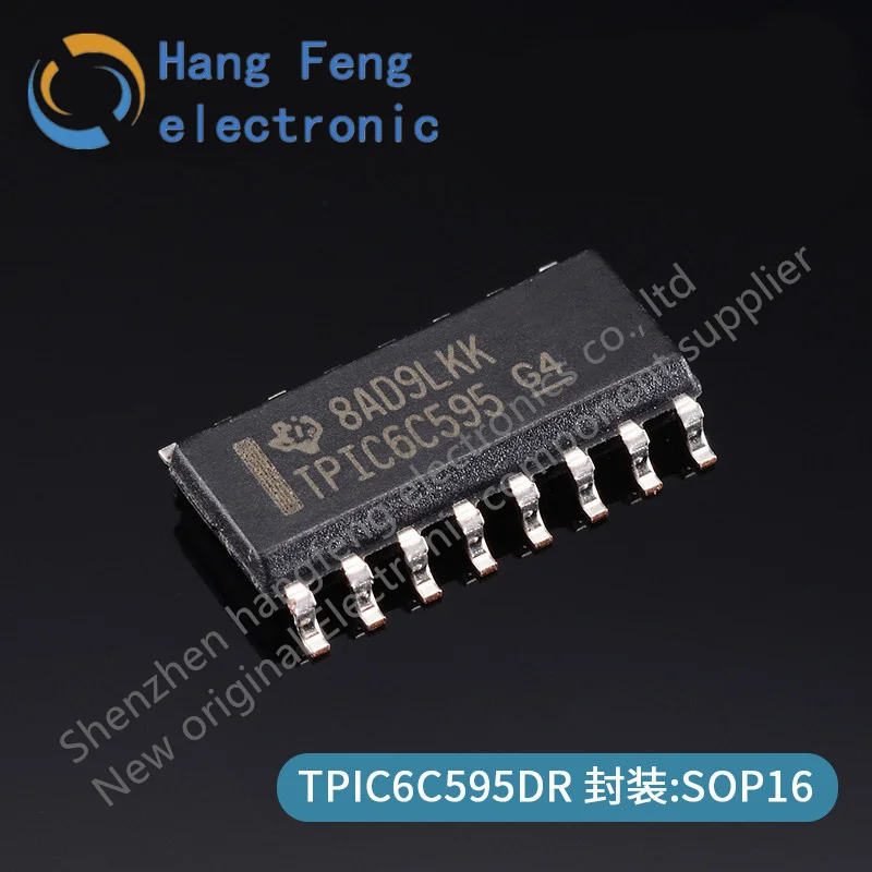 10PCS-TPIC6C595DR-TPIC6C595D-mark-TPIC6C595-Shift-Register-SOP16-Brand ...