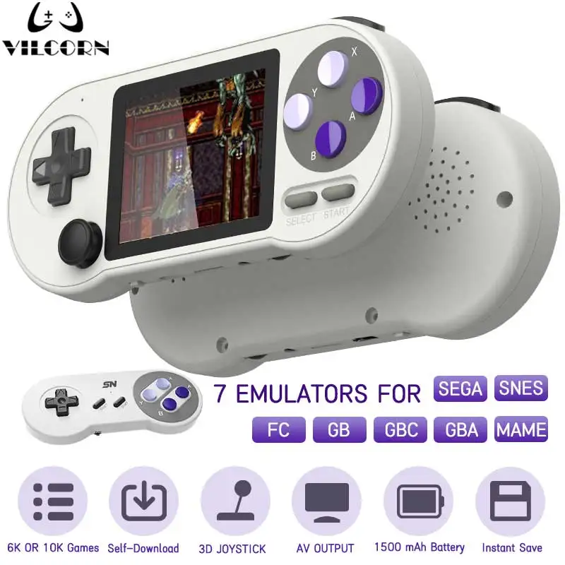 SNPRO-3-Inch-IPS-Handheld-Game-Console-Mini-Portable-Retro-Gaming ...