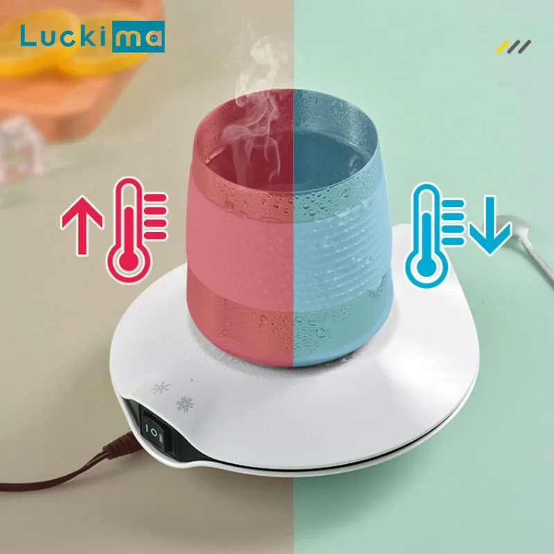 110-240V-Cup-Warmer-Cooler-Electric-Coaster-Multifunction-Mini ...
