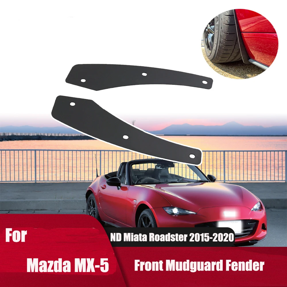 Car Front Mudguard Fender Splash Guards Mud Flaps For Mazda MX-5 ND MX5 ...