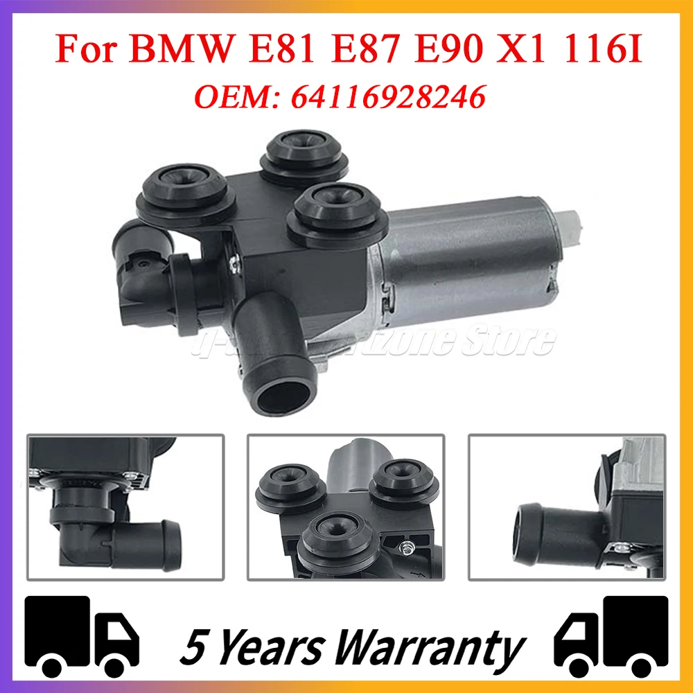 New-Additional-Water-Pump-Cooling-Valve-64116928246-For-BMW-E81-E87-E90 ...