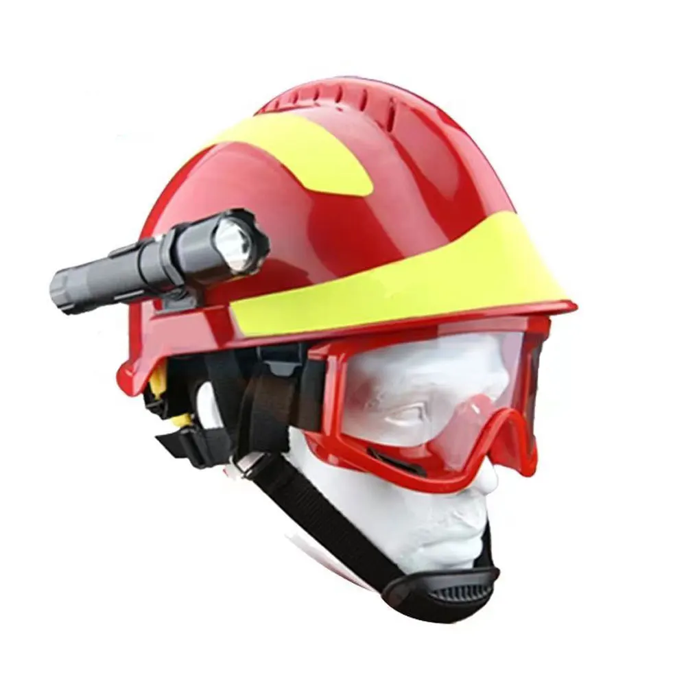 F2-Safety-Rescue-Helmet-Emergency-Rescue-Fire-ABS-helmet-With-Headlamp ...