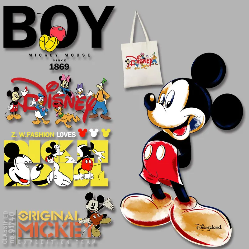 Mickey-mouse-since-1869-Original-Mickey-Heat-Transfer-for-Clothing ...