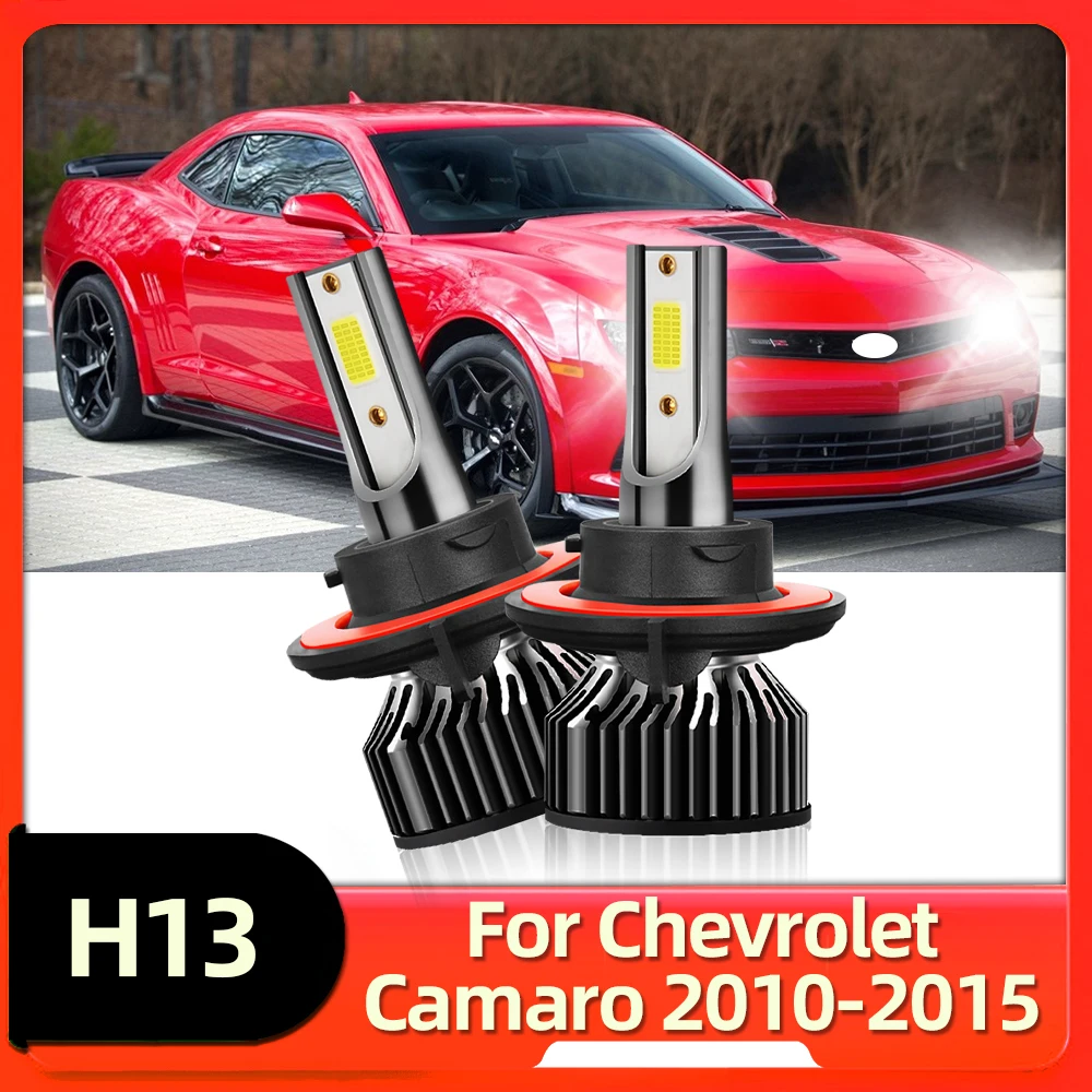 LSlight Auto HeadLight Lamps 72W LED Bulbs 12V Luces H13 For Chevrolet Camaro Convertible Coupe 2010 2011 2012 2013 2014 2015 AliExpress