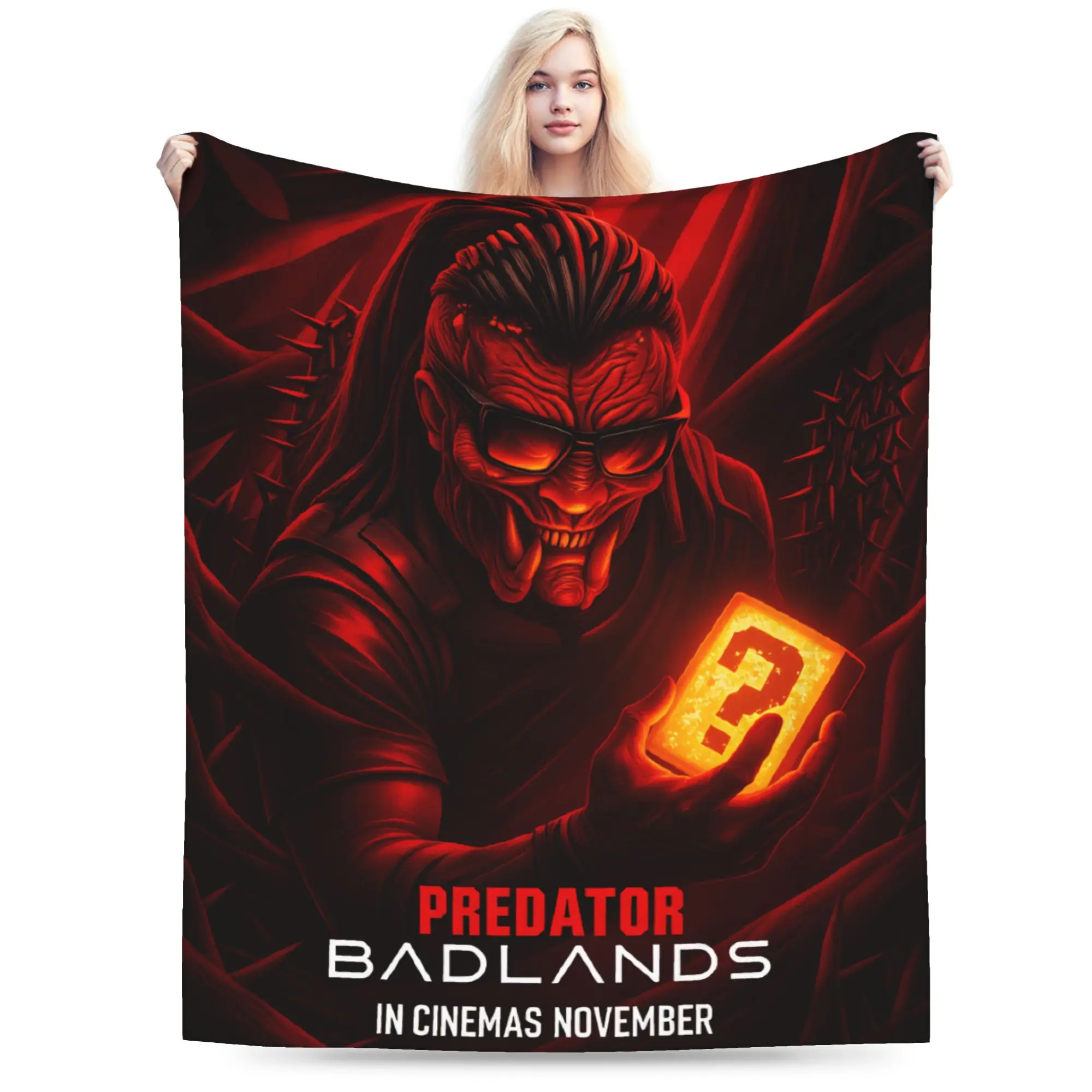 Predator Badlands Plush Blanket Child Flannel Throw Blanket For Bedroom ...
