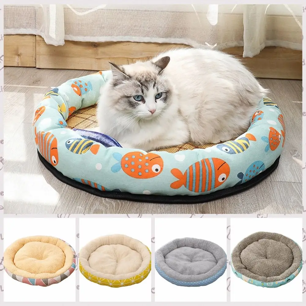 Soft-Warm-Cat-Mat-Bite-Resistant-Comfortable-Kitten-Cushions-Basket-Dog ...