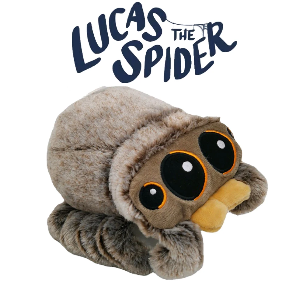 Stuffed-Soft-Animals-Plushies-Spider-Toy-Black-Little-Lucas-Simulated ...