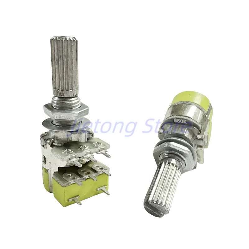 2pcs-12-Type-Duplex-Potentiometer-8-Pins-B503-R125G-Stereo-Channel-With ...