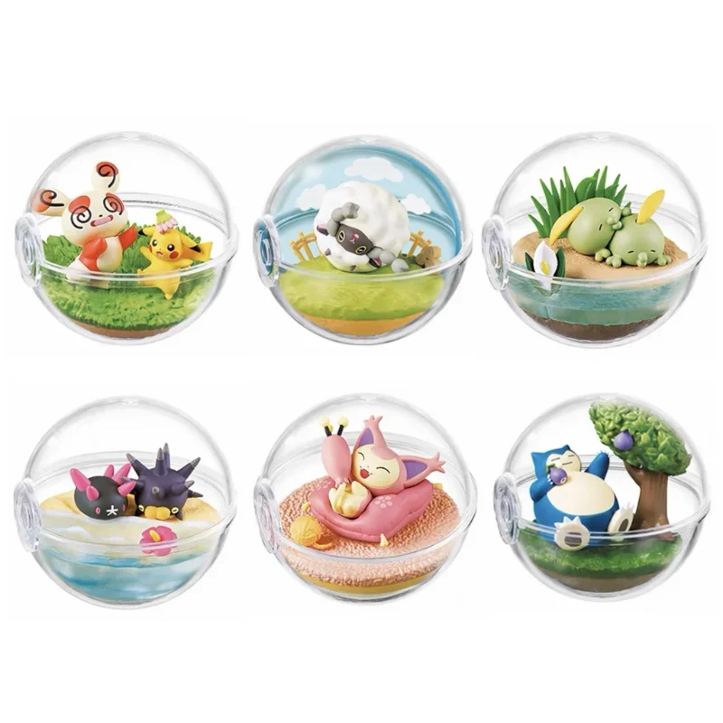 Pokemon-Model-Happy-Hour-Poke-Ball-Series-Pikachu-Skitty-Wooloo-Snorlax ...