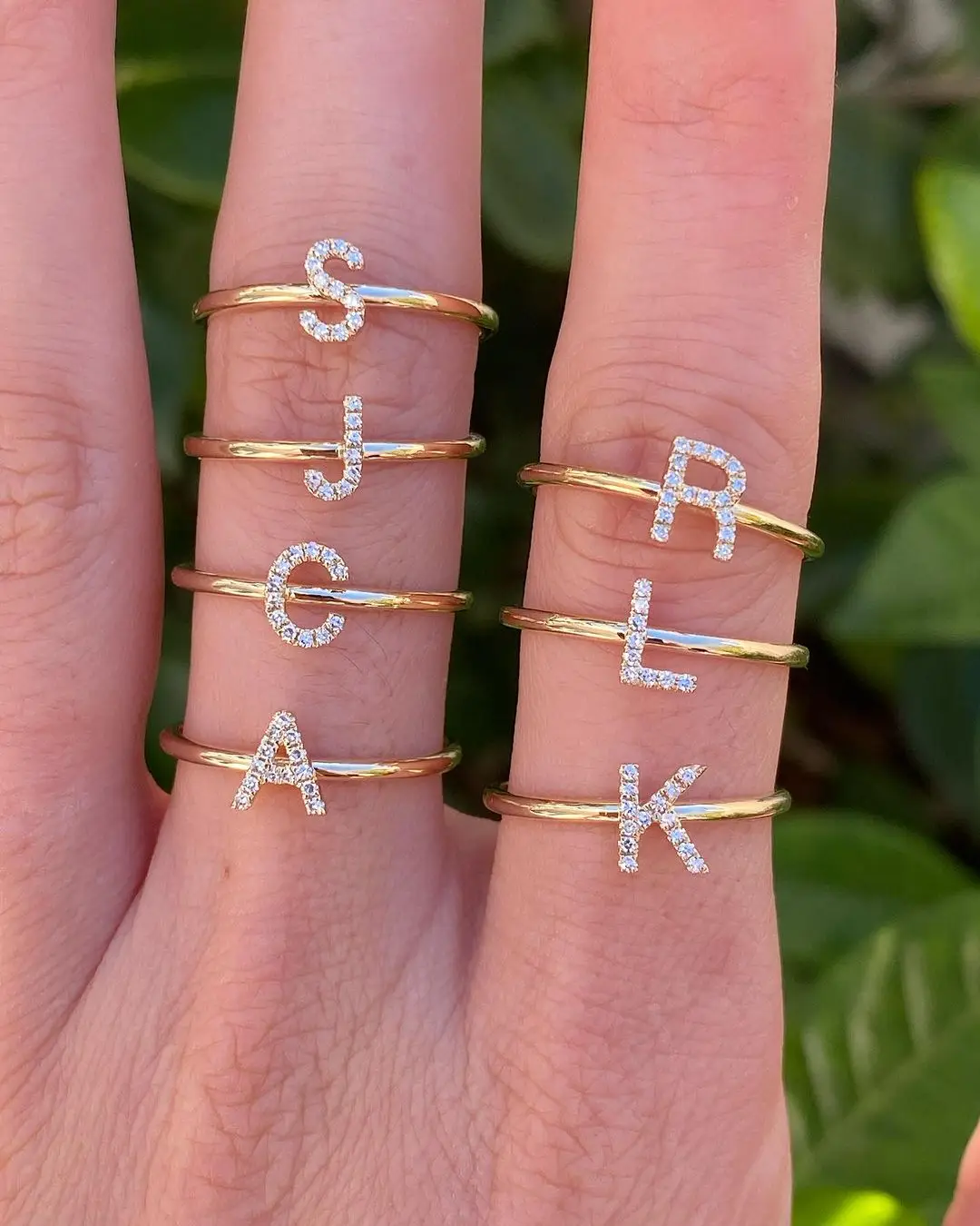 Promotion-cz-paved-initials-26-Alphabet-thin-band-midi-women-new-name ...