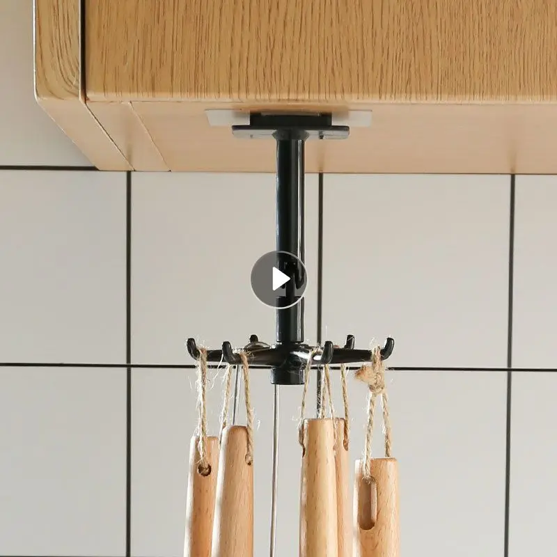 1PC-Kitchen-Hook-Multi-Purpose-Hooks-360-Degrees-Rotated-Rotatable-Rack ...