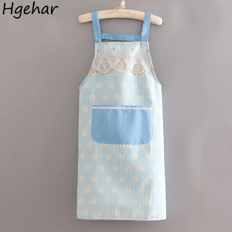Household-Floral-Apron-Women-Korean-Pocket-Portable-Kitchen-Restaurant ...
