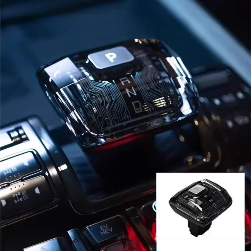 For BYD Shark 6 Crystal Gear Shift Knob – LED Illuminated Anti-Slip ...
