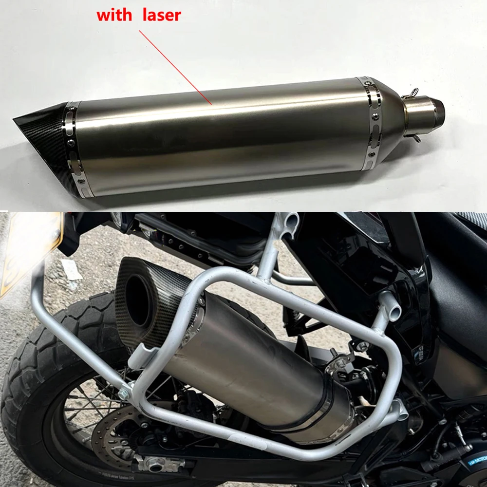 Z800 zx10r motocross escape universal silenciador da motocicleta 470mm ...