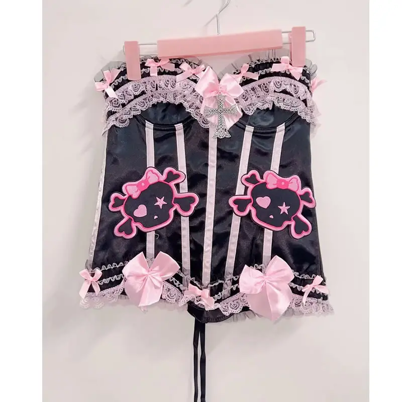 LolitaTank Tops fairy grunge y2k clothes y2k crop top gothic clothes ...