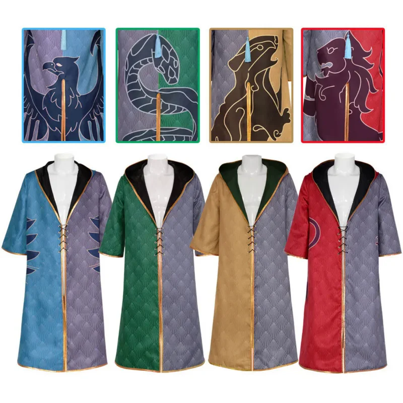 House-Fanatic-School-Robe-Wizard-Witch-Cosplay-Men-Costume-Game-Legacy ...