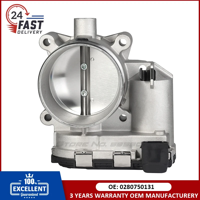 모터 및 TPS 스로틀 바디 어셈블리 0280750131, 볼보 C70 V70 S80 XC90 OE 8677867 ...
