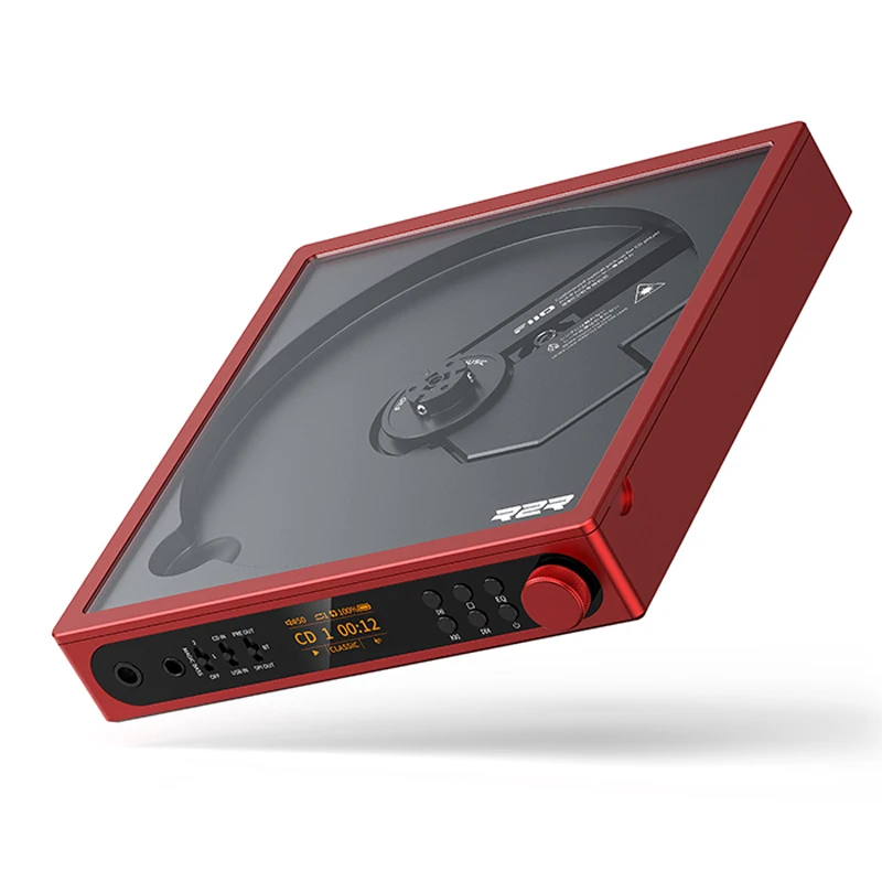 FiiO DM15 R2R Hi-Res Portable Stereo CD Player & USB DAC 24Bit R2R ...