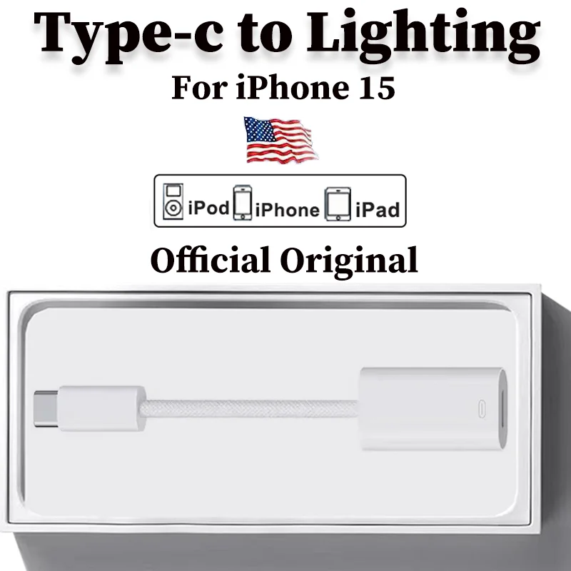 USB-C-To-Lightning-Fast-Charging-Cable-Adapter-for-iPhone-15-Pro-Max ...