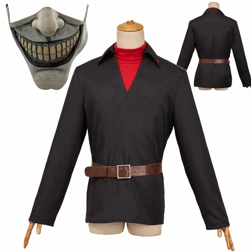Movie Black Phone Role The Grabber Cosplay Men Costume Headgear Mask ...
