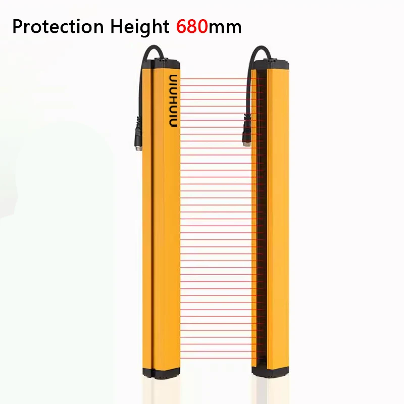 Light-Curtain-Sensor-Safety-Device-Protection-Height-680MM-Spacing-40MM ...