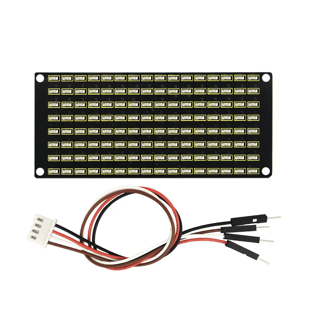KEYESTUDIO 8x16 LED Dot Matrix Board With PH 2.54 Connector +4Pin Cable ...