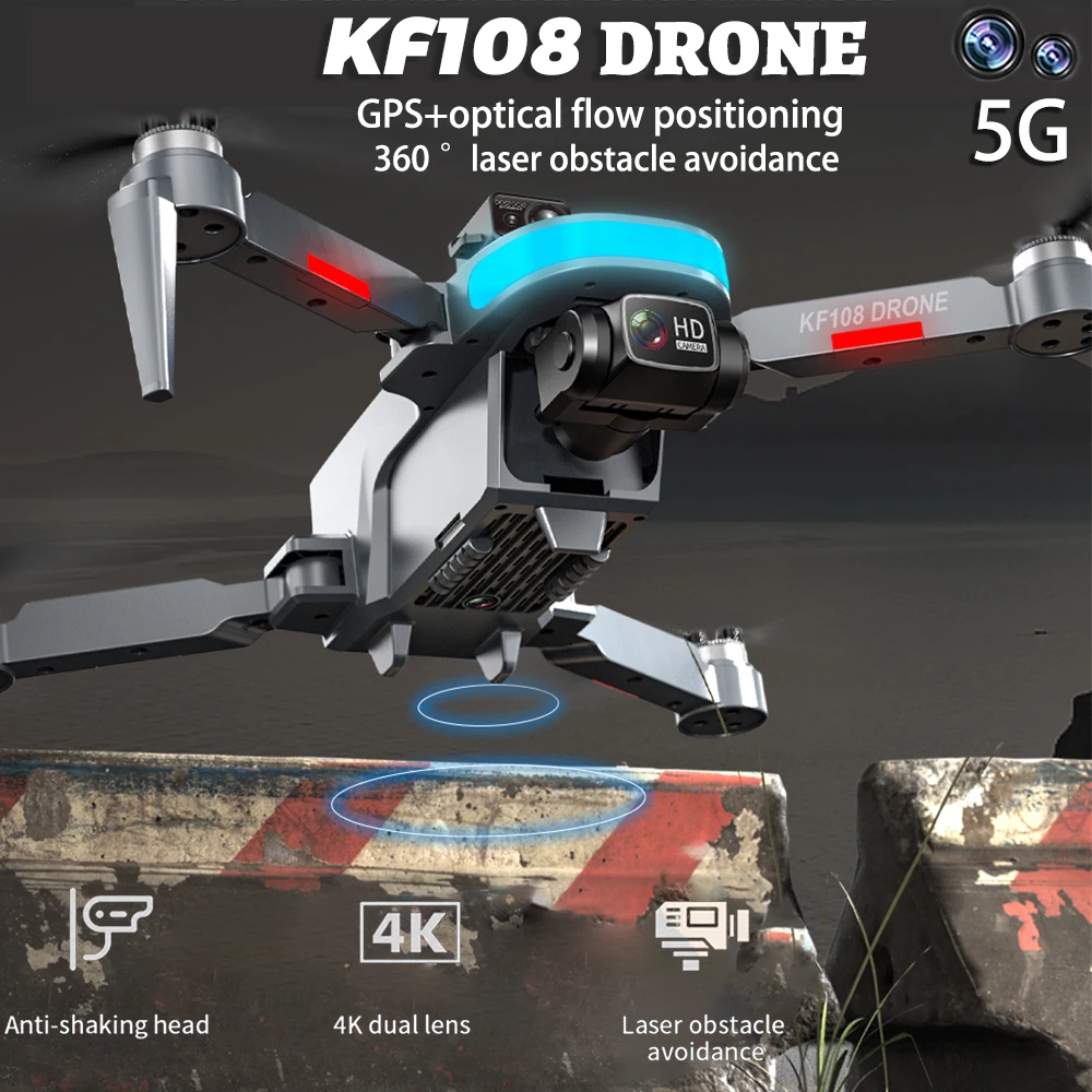 KF108-Professional-Drone-4K-Dual-Camera-360-Obstacle-Avoidance-Aerial ...