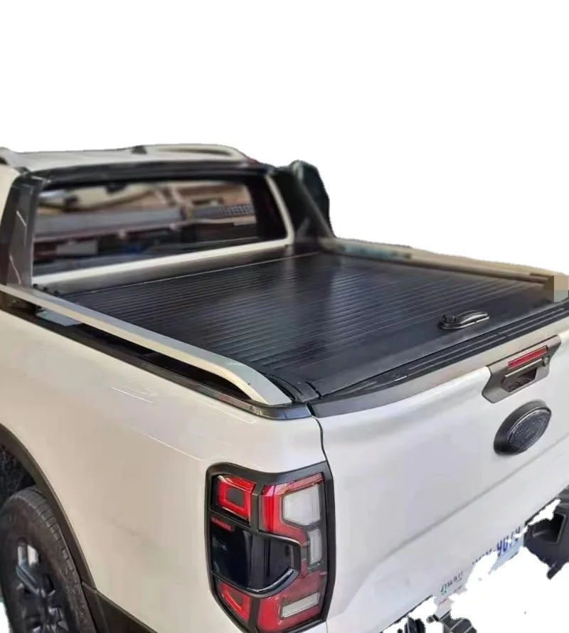 Roller shutter cover lid pickup back tonneau cover for ford ranger ...