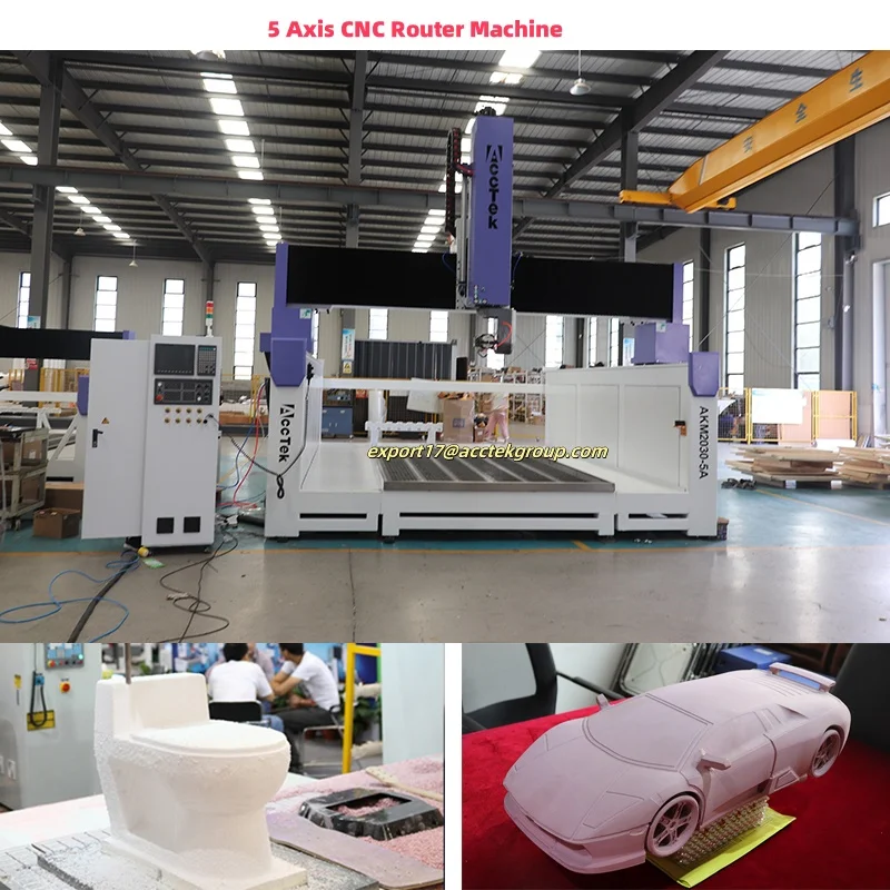 Professional Manufacturer Cnc Router 4 Axis 5 Axis 3D Wood Cutting ...