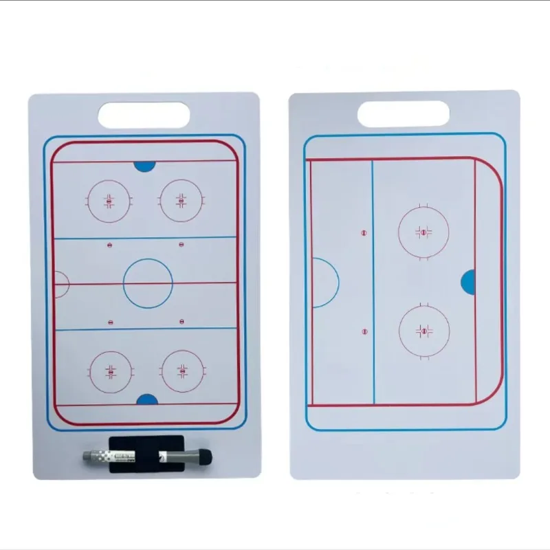 Ice Hockey Tactic Board PVC Wear-resistant Puck Training Match Coaching ...