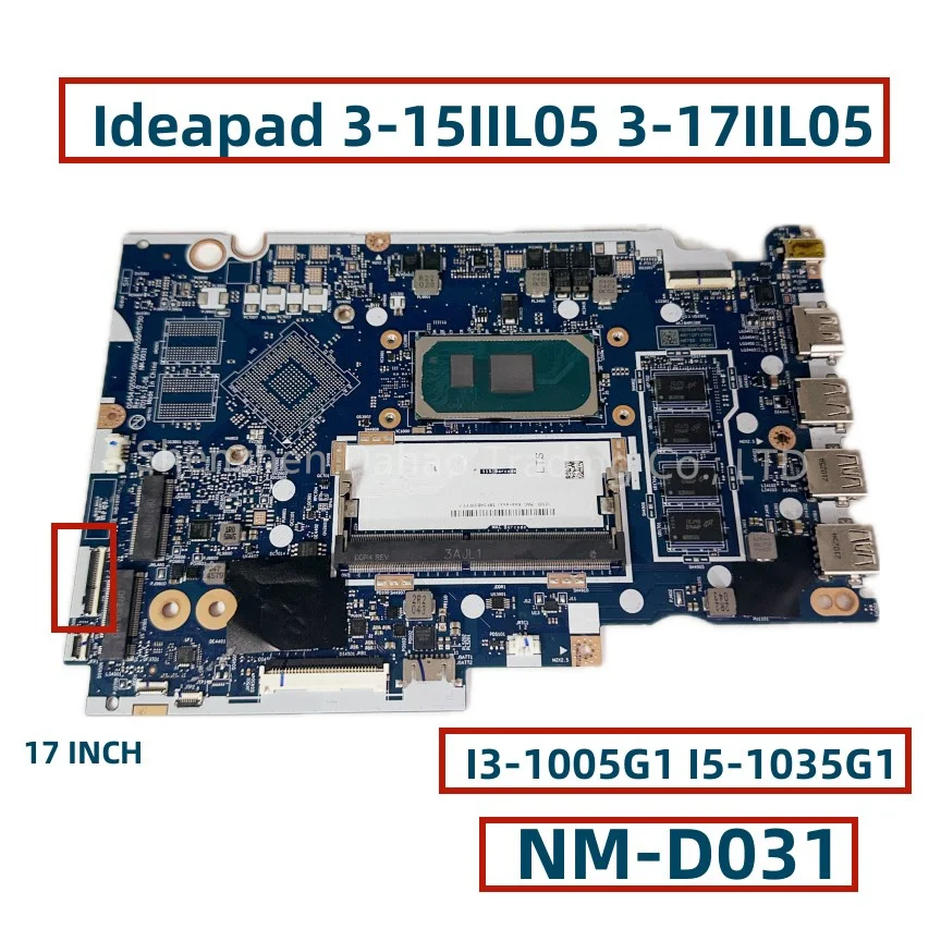 NM-D031-For-Lenovo-Ideapad-3-15IIL05-3-17IIL05-Laptop-Motherboard-With ...