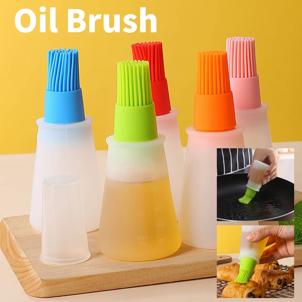 2-2oz-Portable-Silicone-Oil-Bottle-Brush-BBQ-Grill-Oil-Brushes-With-Lid ...