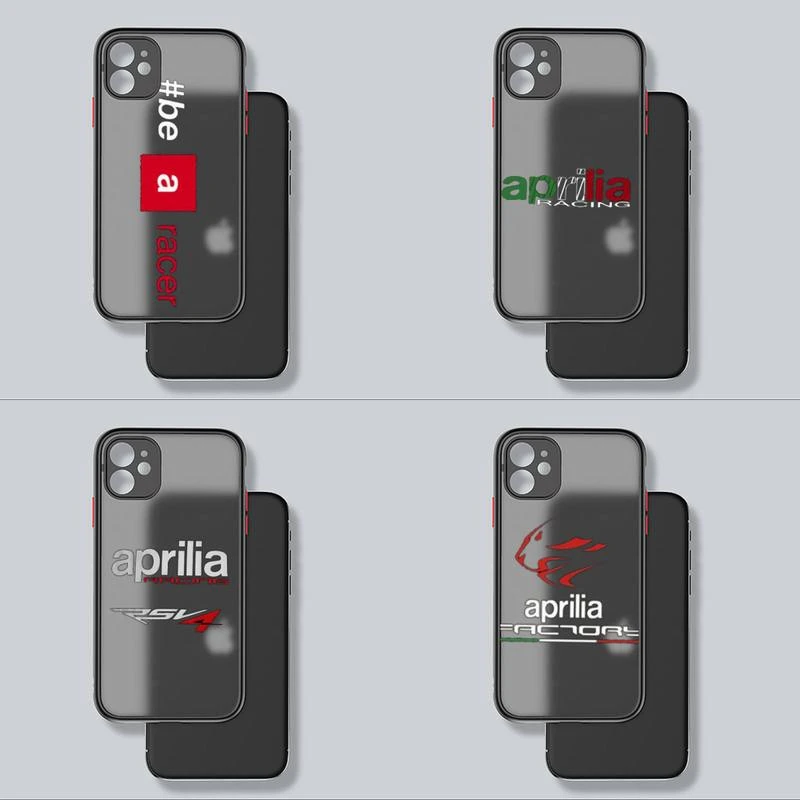 Design Aprilia Racing Motorcycle Phone Case Transparent Matte For ...