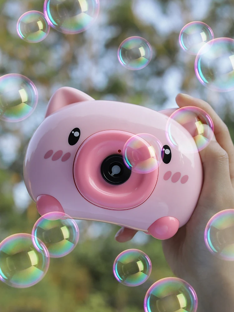Blowing-Bubble-Machine-Handheld-Popular-Gatlin-Girl-Heart-Inns-Pig ...