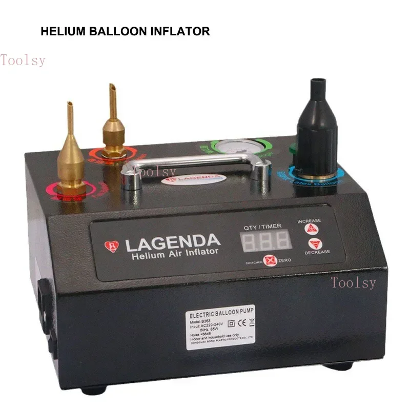 Inflador de globos de helio de 220V y 110V, bomba de aire eléctrica de ...