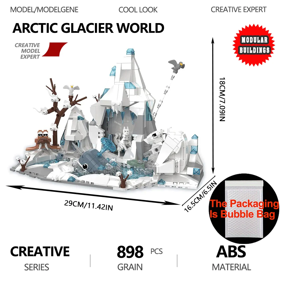 Movie Scene Environment Arctic Glacier World Moc Building Blocks ...