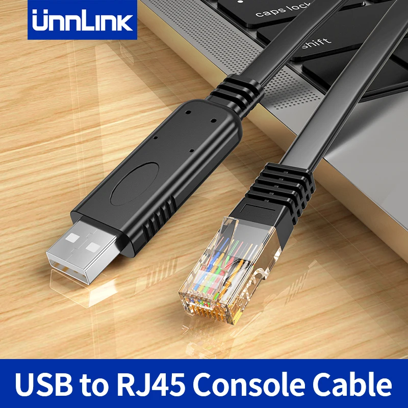 Unnlink-USB para cabo do console RJ45, adaptador serial para computador ...