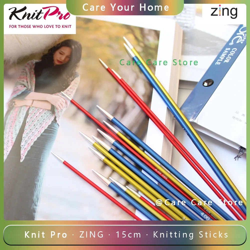 Knit-pro-Zing-15cm-Knitting-Sticks-Double-Pointed-Knitting-Needles-With ...