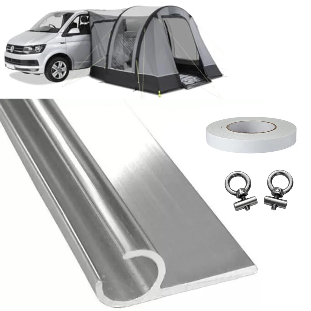 Campervan-Motorhome-Caravan-Awning-Rail-C-Channel-8-X-0-5m-Strip-With-D ...