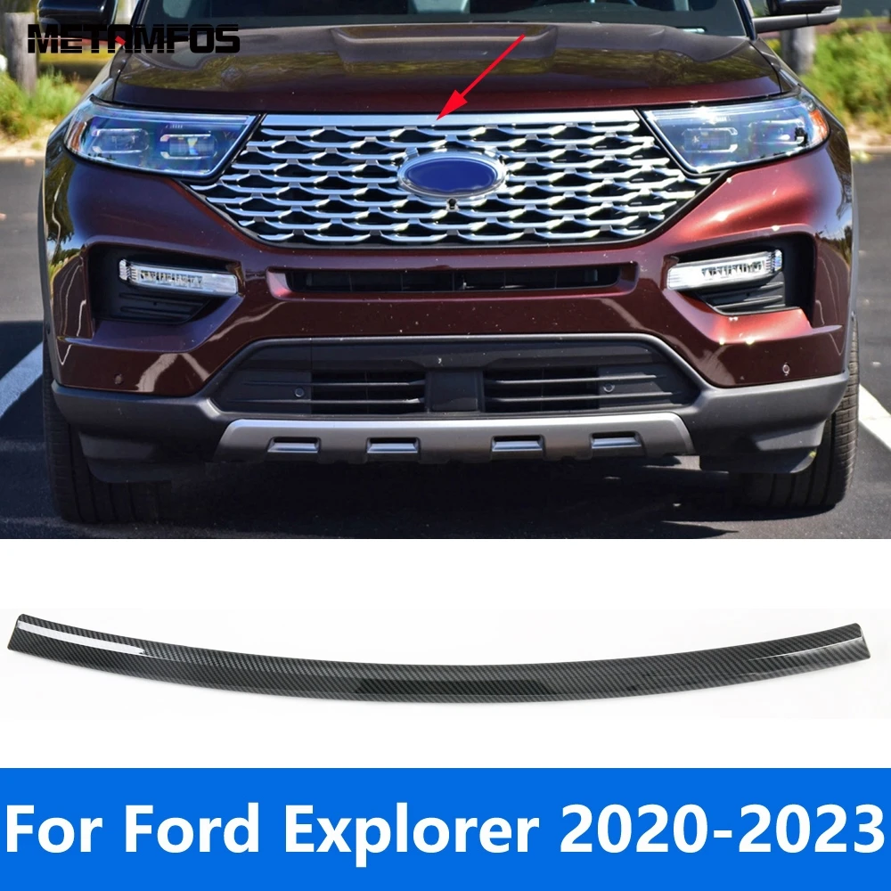 Front-Upper-Grille-Grill-Strip-Trim-For-Ford-Explorer-2020-2021-2022 ...
