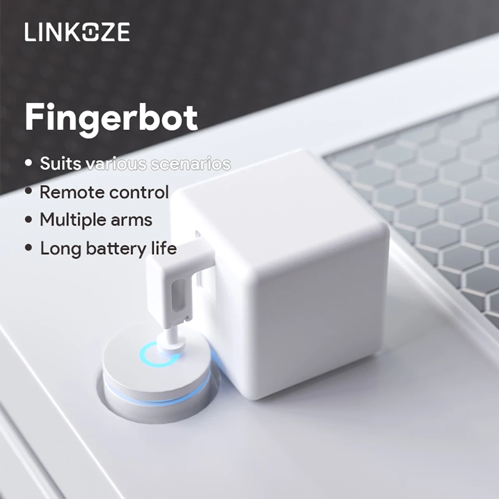 LINKOZE Fingerbot Smart Bluetooth Fingerbot Smart Switch Bot Knop ...