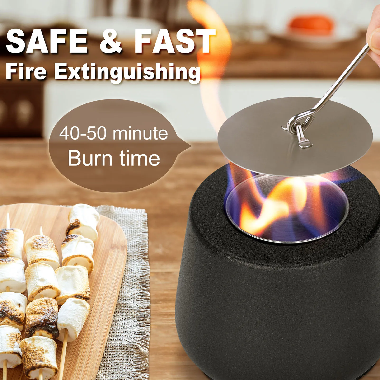 Tabletop Stoves Tabletop Fire Pit Bowl Smokeless Burning Portable Table ...