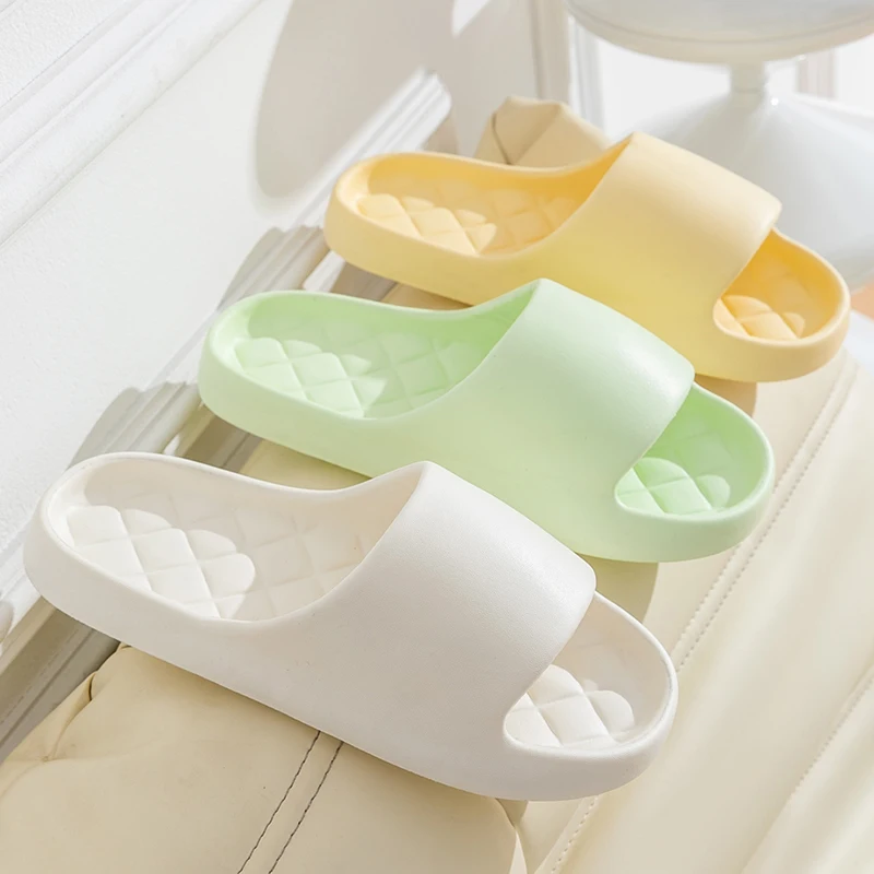 New-Concise-Summer-Couple-Non-slip-Soft-Slides-Lithe-Comfort-Sandals ...