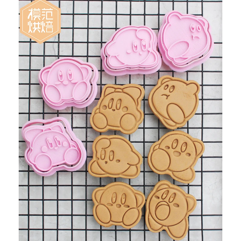 Kirby-Pie-Mold-figura-de-Anime-Kawaii-accesorios-para-hornear ...