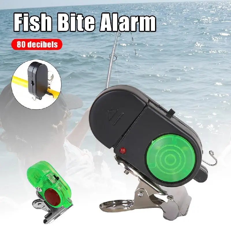 New-Fish-Bite-Alarm-High-Sensitive-Fishing-Alarm-Sound-Bell-LED-Light ...