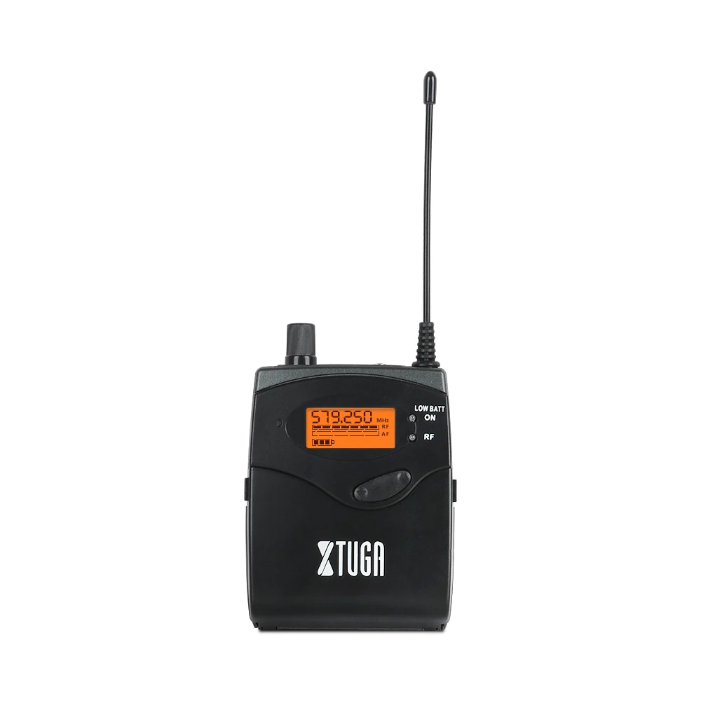 XTUGA-RW2080-In-Ear-Monitor-System-Singles-Bodypack-Receiver-Monitoring ...