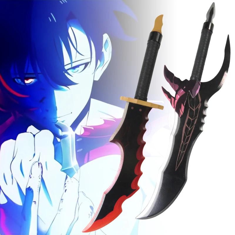Solo nivelamento kanata espada mizushino shun anime cosplay prop faca ...
