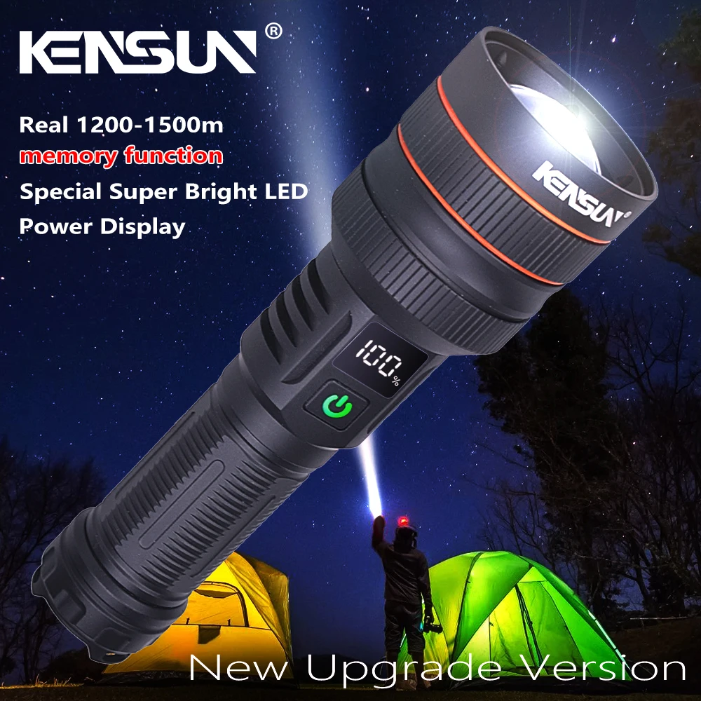 Strong-Light-Lantern-High-Power-LED-Flashlight-USB-Rechargeable ...
